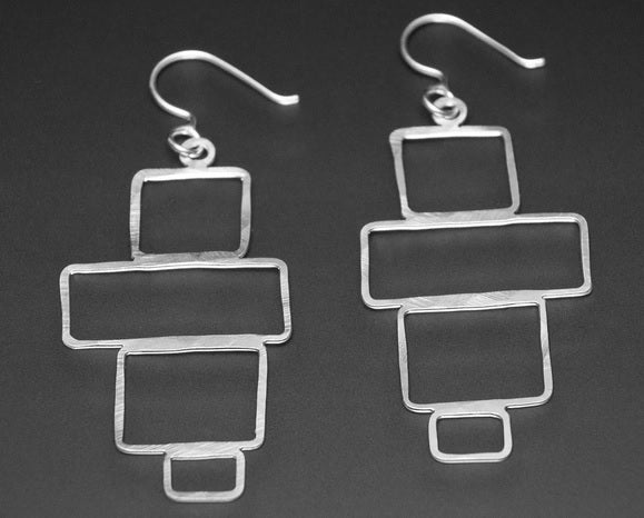 Bricks Earrings – SHAPIRO'S Gallery
