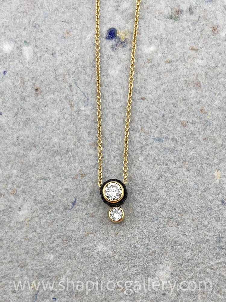 Double Diamond Necklace – SHAPIRO'S Gallery
